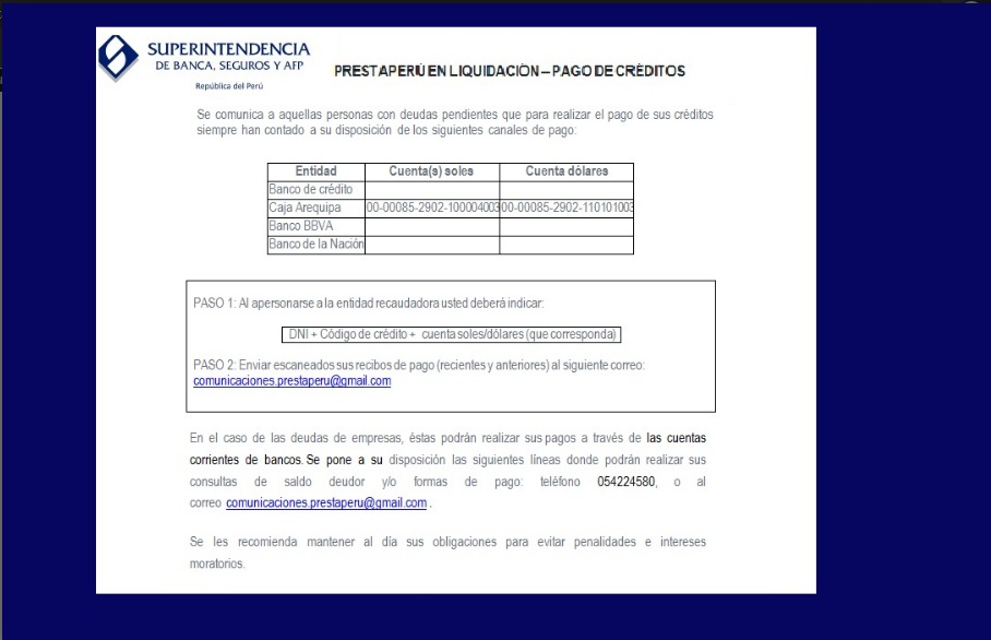 AVISOS SBS (2019-2021) – PrestaPeru – En Liquidación